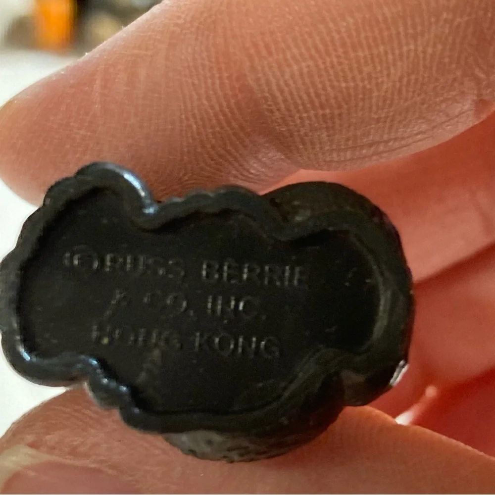 Russ Berrie | Holiday | Vtg Russ Berrie Witch On Broom Black Cat ...